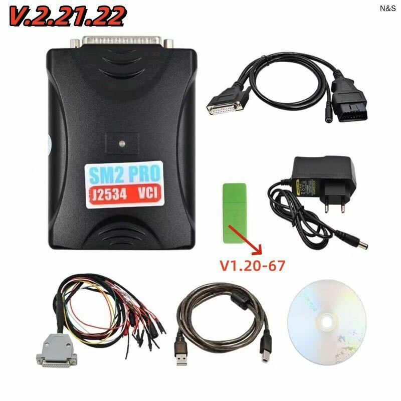 SM2 PRO J2534 -V2.21.22 OBD2 сканер/ V1.20-67