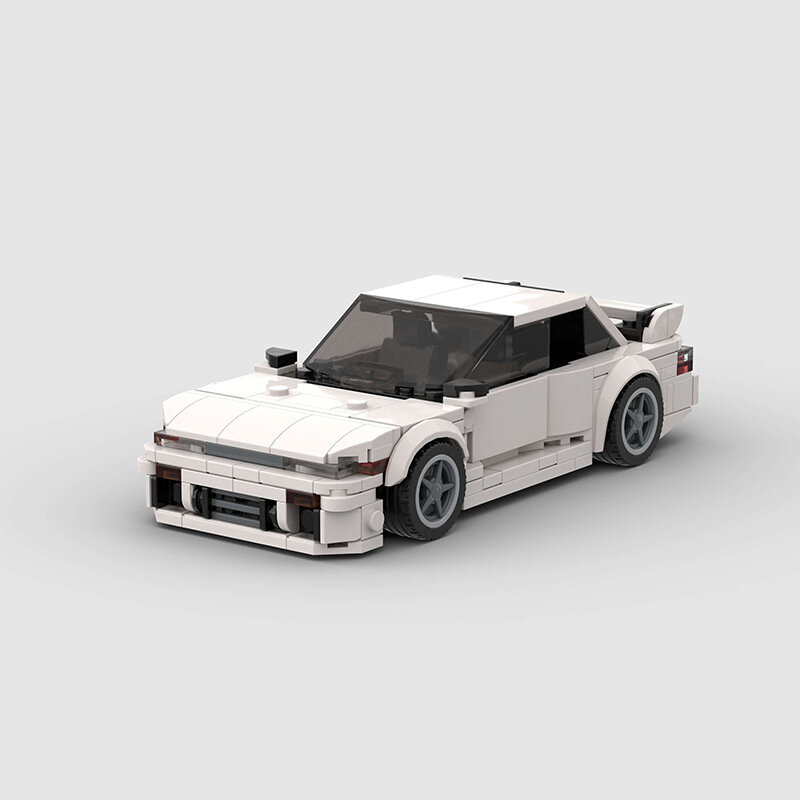Набор игрушечных моделей MOC puzzle toy, креативная сборка автомобиля Nissan S13 Silvia 240S, подарок для детей