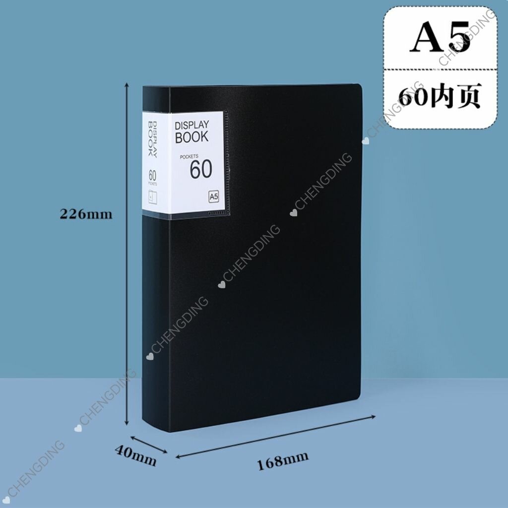 Папка-вкладыш формата А5 с прозрачной вставкой, многослойная, водонепроницаемая, категоризированная