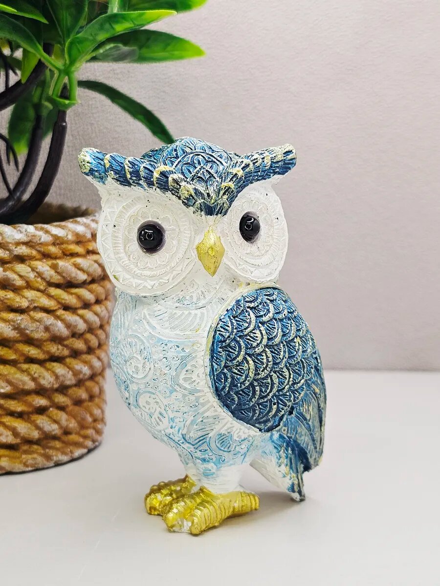 Статуэтка фигурка сова 9×6 для интерьера