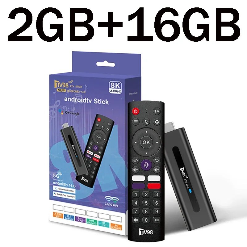 TV98 Android TV Stick 2ГБ/16ГБ