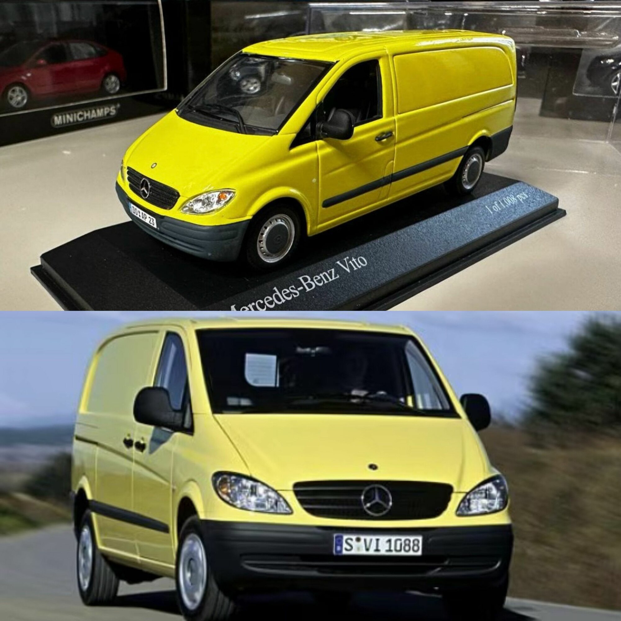 Minichamps MERCEDES BENZ VITO VAN 2003 1:43 Автомобильная модель