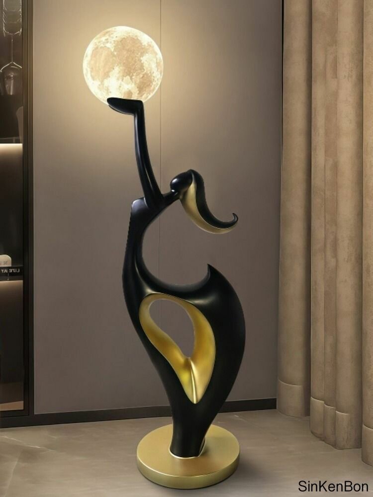 Фигурка декоративная черный-88cm Красивый цвет B133, высота 88 см, длина 31 см