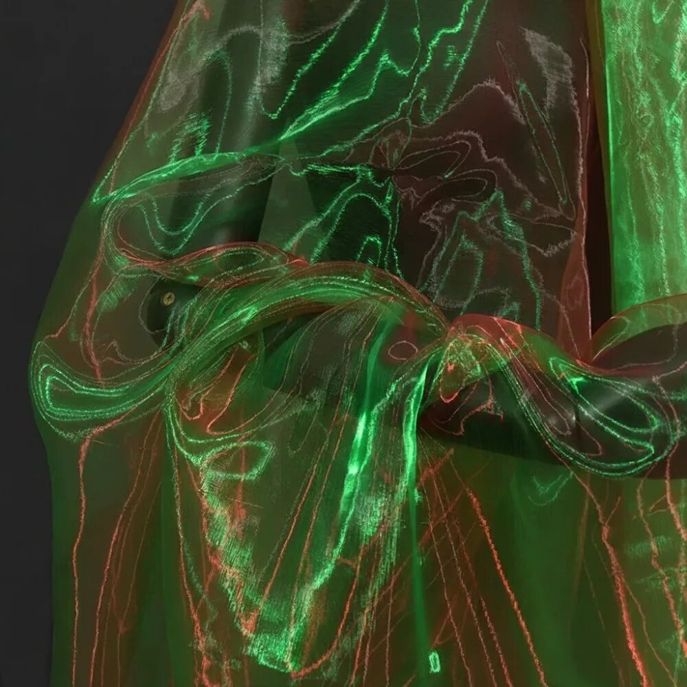 Градиентная органза Вискоза/полиэстер 100x150 см