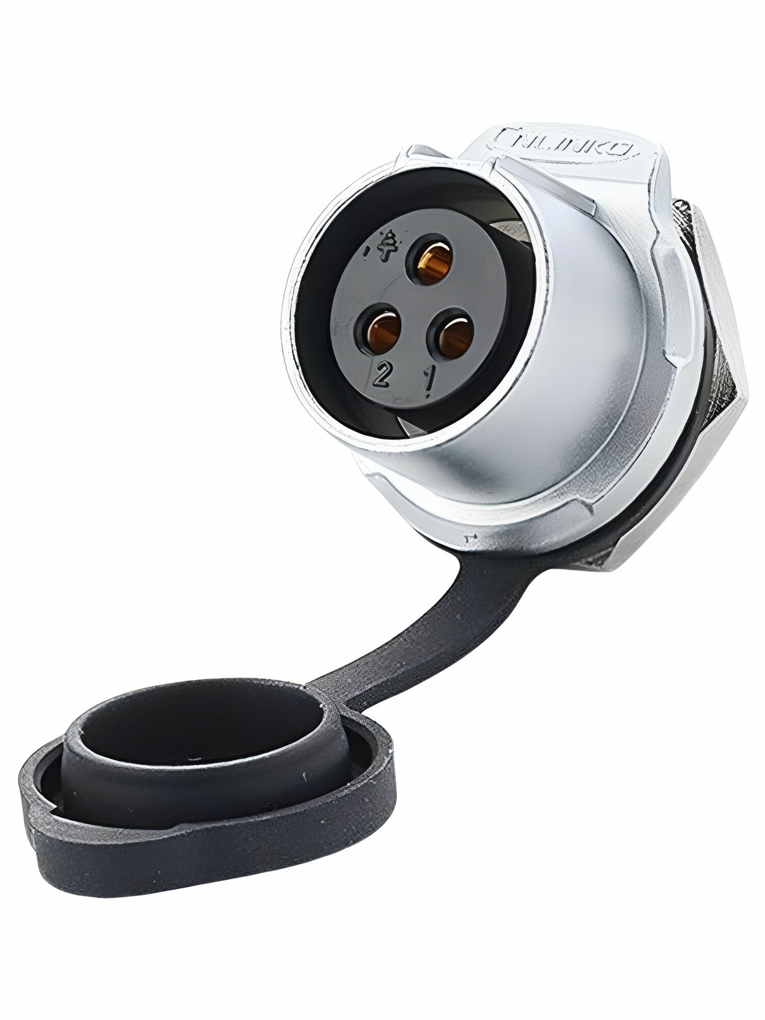 Разъем CNLINKO LP-20, 3-пиновый, 3pin, мама, IP67, М22х1,5