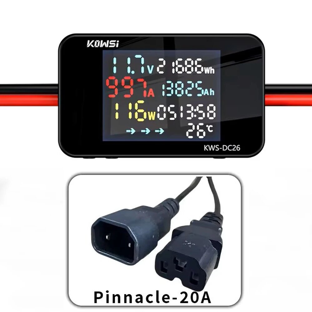Tucuxi KWS-DC26 Тестер зарядки аккумулятора, PIN
