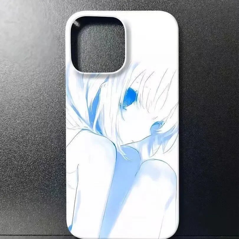 Мягкий чехол для телефона с японским аниме-дизайном в стиле кавай для iPhone 17 Air, 16, 15, 14 Pro, 13, 12, 11 Pro Max, 14 Plus