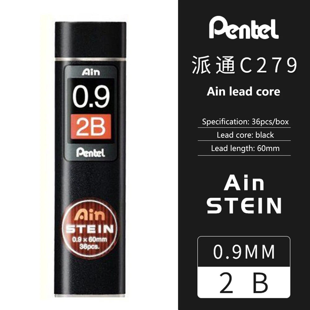 Механический карандаш Pentel A129 0,9 мм 0.9mm 2B refill