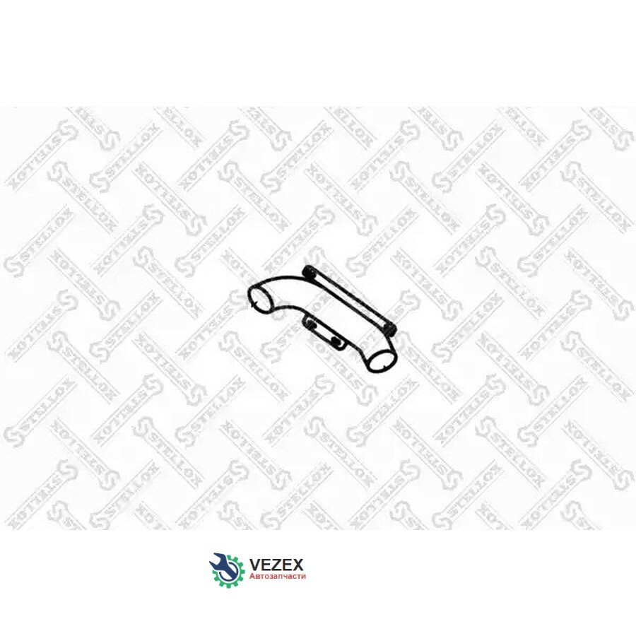 STELLOX 8203521SX труба выхлопная(промежуточная) ! с крепл. \DAF 85/95