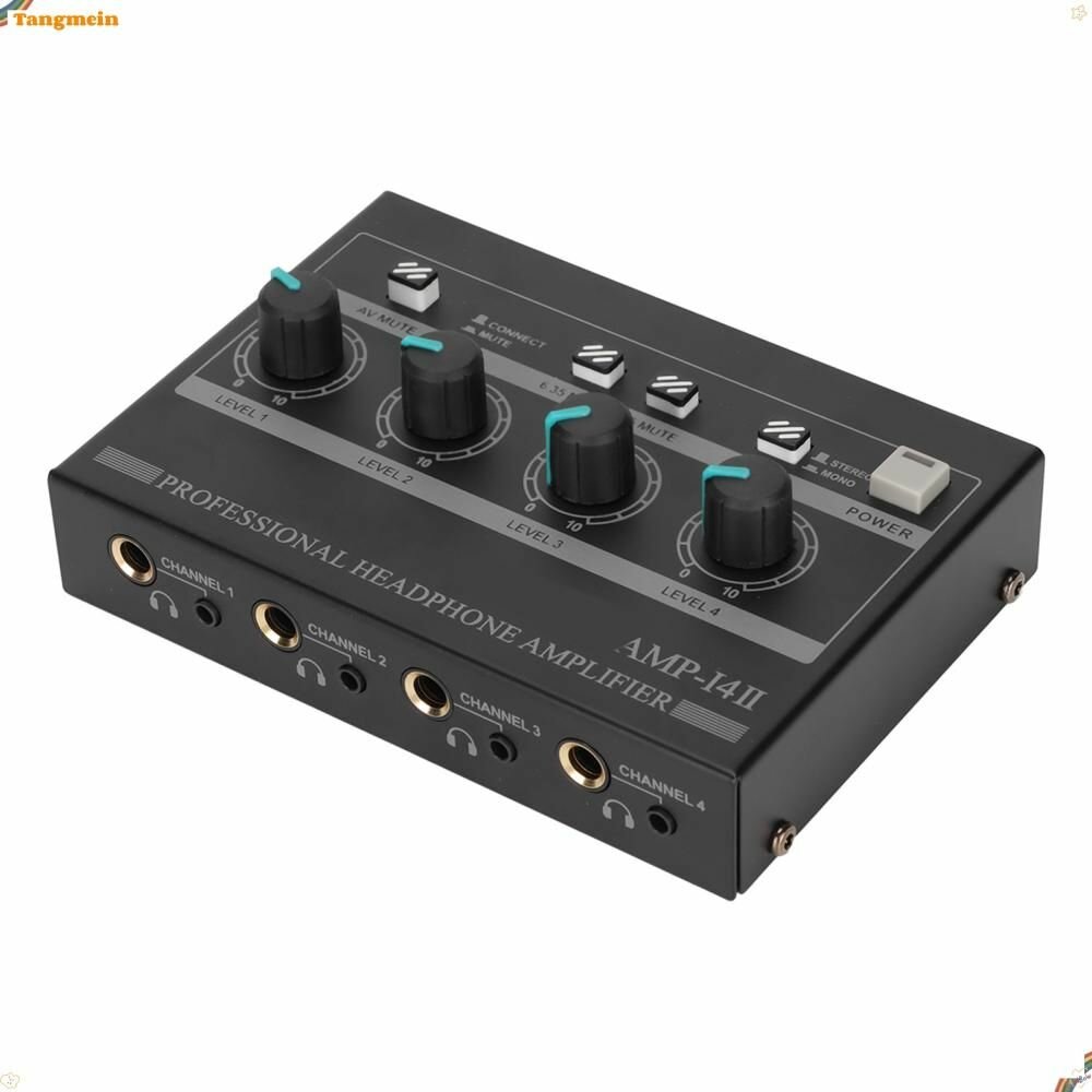 Stereo Headphone Amplifier, прочная металл конструкция и минимальные искажения, для многопользовательского использования Европейский стандарт