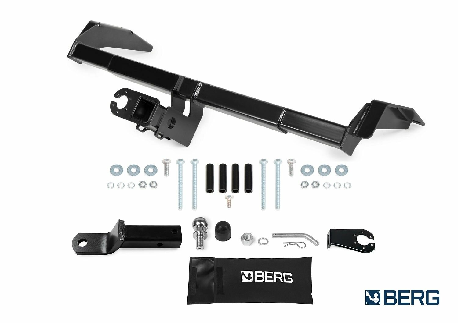 Фаркоп для Chevrolet Niva (2002-) / Lada Travel (2021-) (быстросъемный квадрат-вставка 50*50) "BERG" F6016004