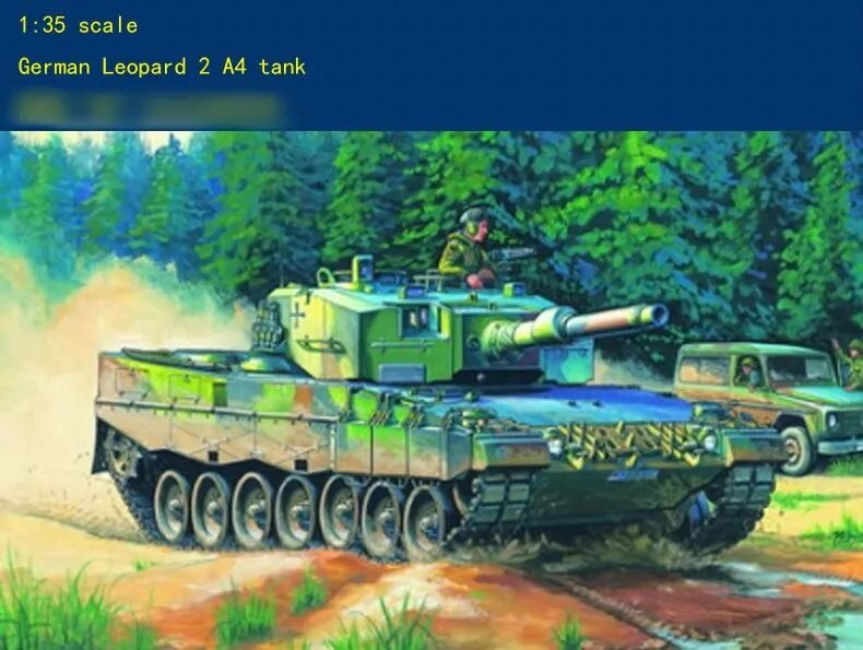 Сборная модель танка Hobby Boss German Leopard 2 A4 1/35 scale