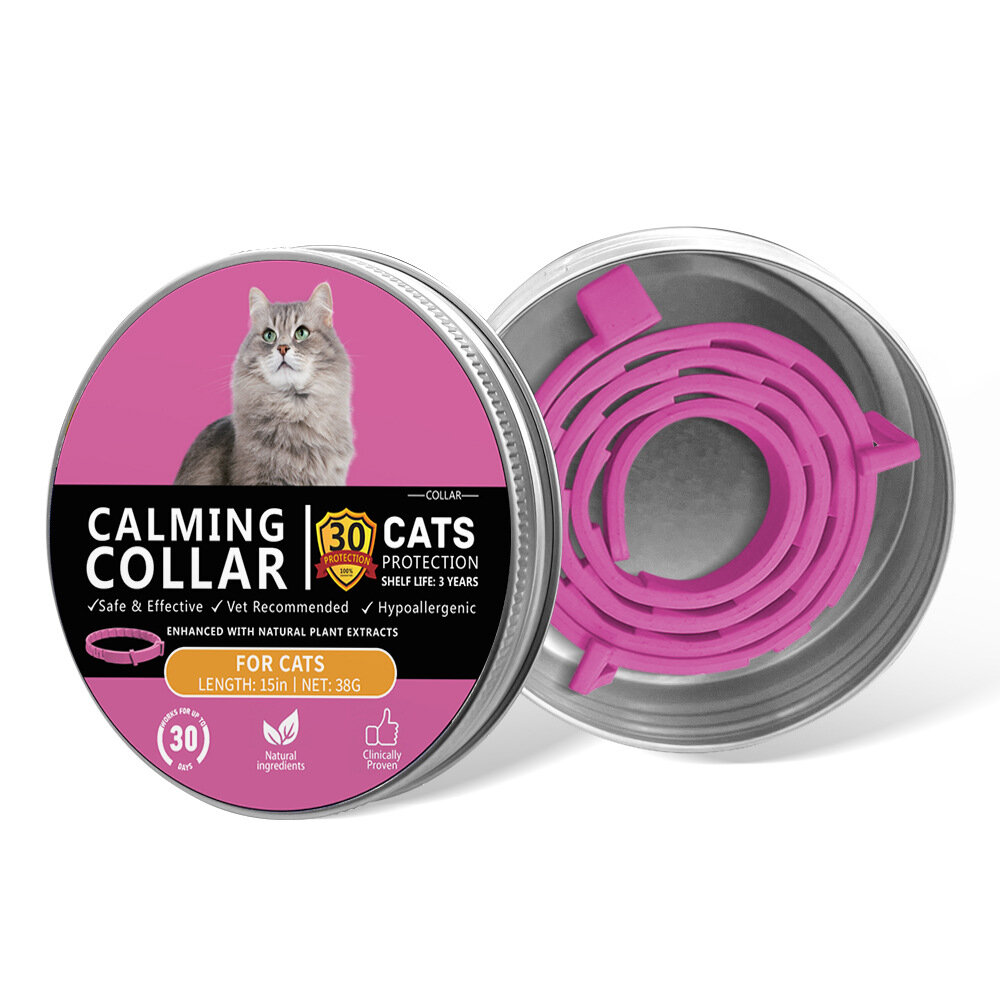 Успокаивающий ошейник для кошек и собак, снятие стресса и профилактика, ошейник с феромонами, успокаивающий ошейник, бестселлер для международной торговли