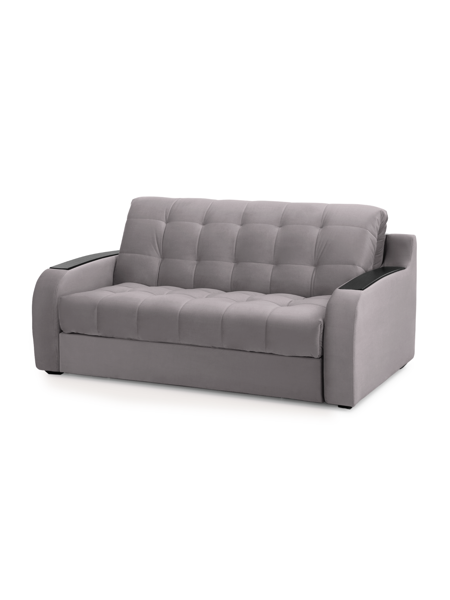 Диван Тифани в чехле Velutto 19 NOW 216x115x95 см, серый Велютто, аккордеон Дом мебели для вас