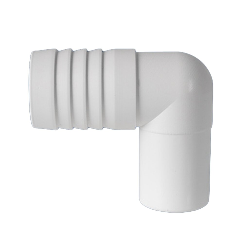 90 Градусов Сквозной Фитинг для Корпуса Лодки с 1 Дюймовым Шлангом Сливной Трюмный Насос Сантехнический Фитинг Нейлон Сквозной Фитинг Для Корпуса