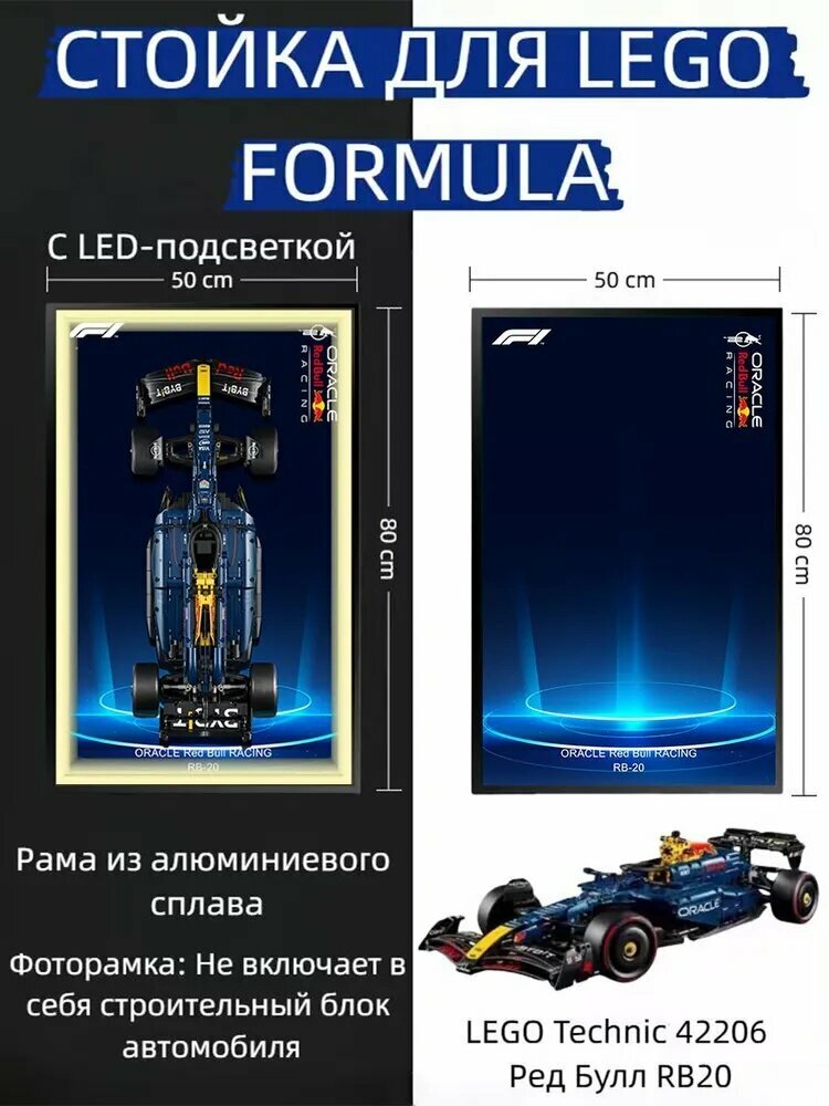 Постер Red Bull F1 (С рамкой для картин и крючком) Настенный держатель