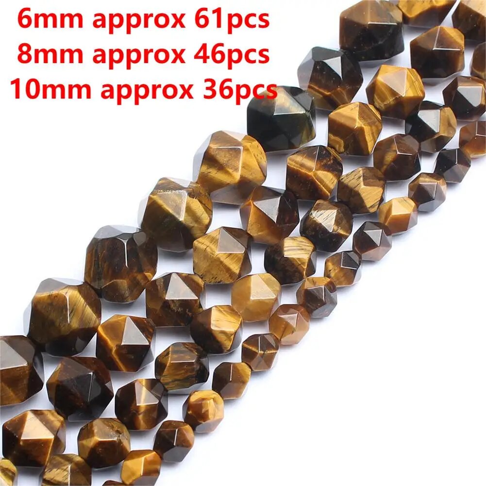 Бусины из натурального камня тигровый глаз, Круглые граненые бусины круглой формы в форме сердца, для изготовления ювелирных изделий, для рукоделия, браслета, «сделай сам»