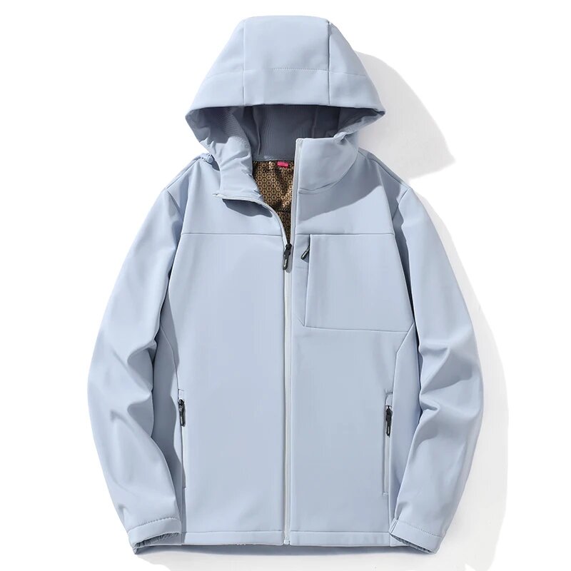 LNGXO Женская утепленная флисовая куртка XL, Синий, Women Blue