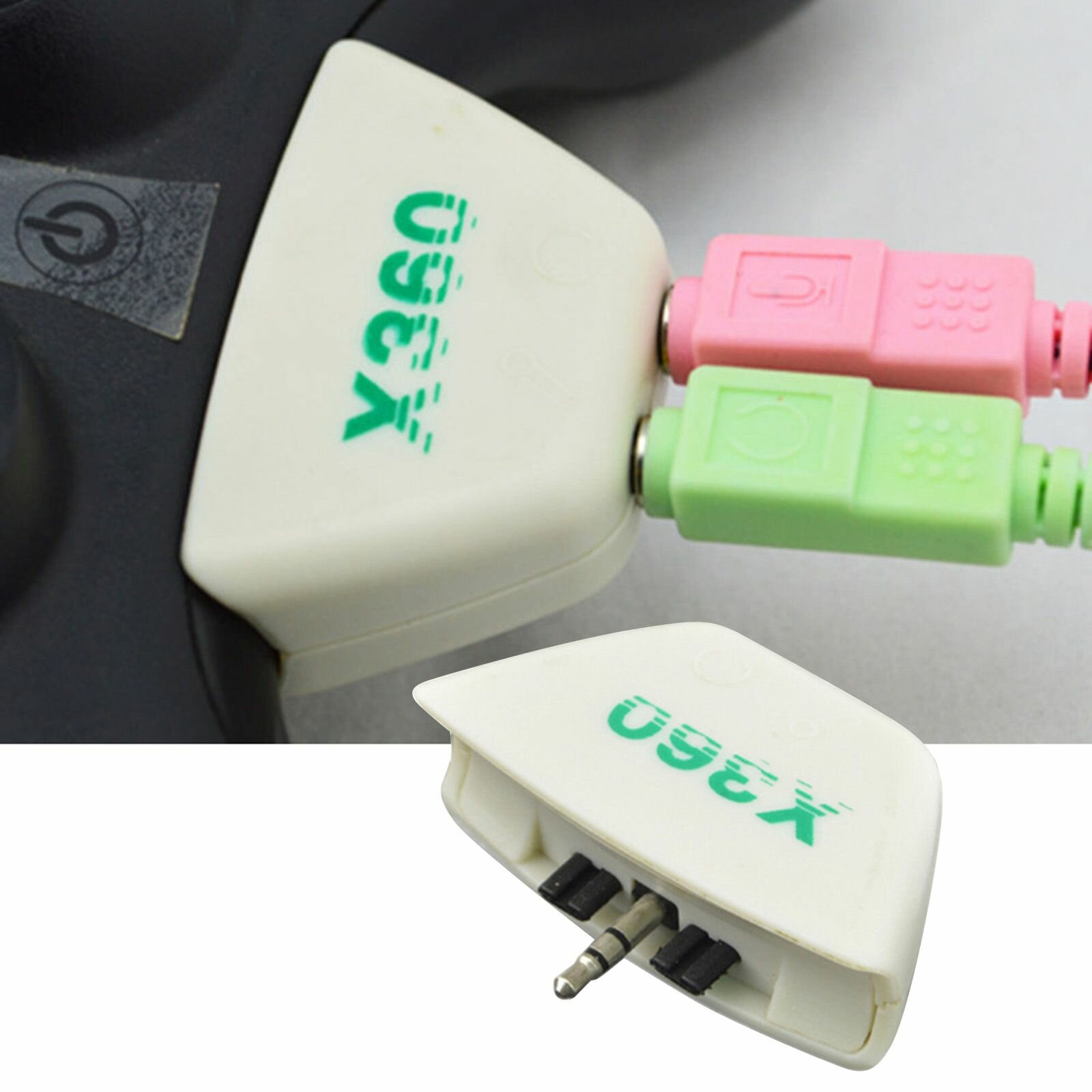 Адаптер для наушников Xbox 360, с микрофоном