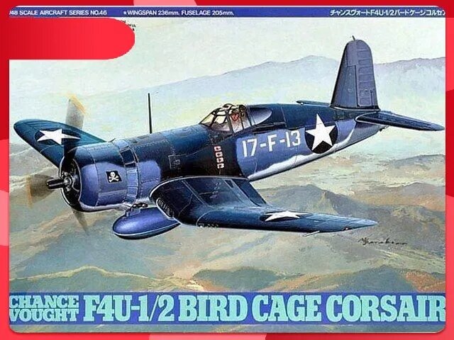Tamiya 61046 1/48 Набор моделей самолетов Chance Vought F4U-1/2 Bird Cage КорсарAircraft