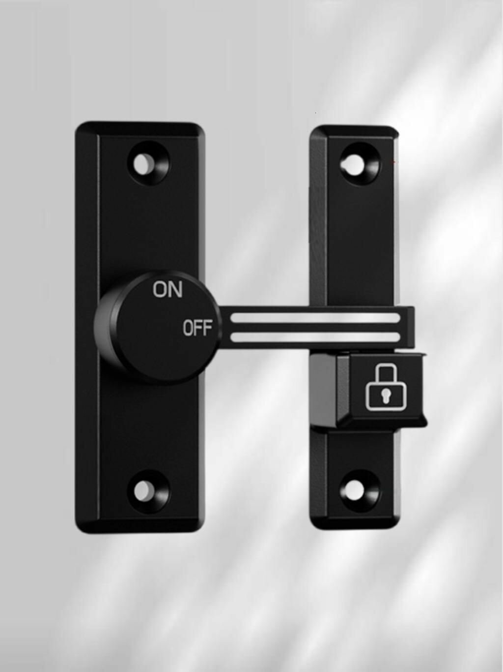 Замковые ригели для раздвижных дверей, Тупой черный