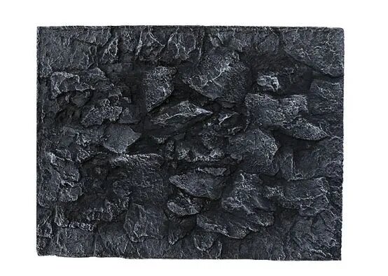 Фон для террариума "Черная скала" 60х45*3.5 см