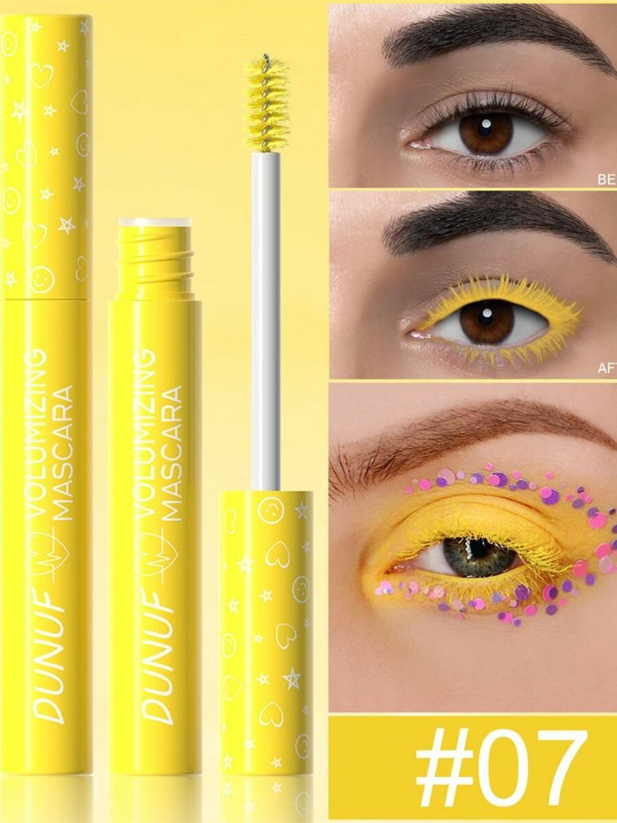 Подкручивающая Тушь Для Ресниц, 8 Цветов, Стойкая И Водостойкая.