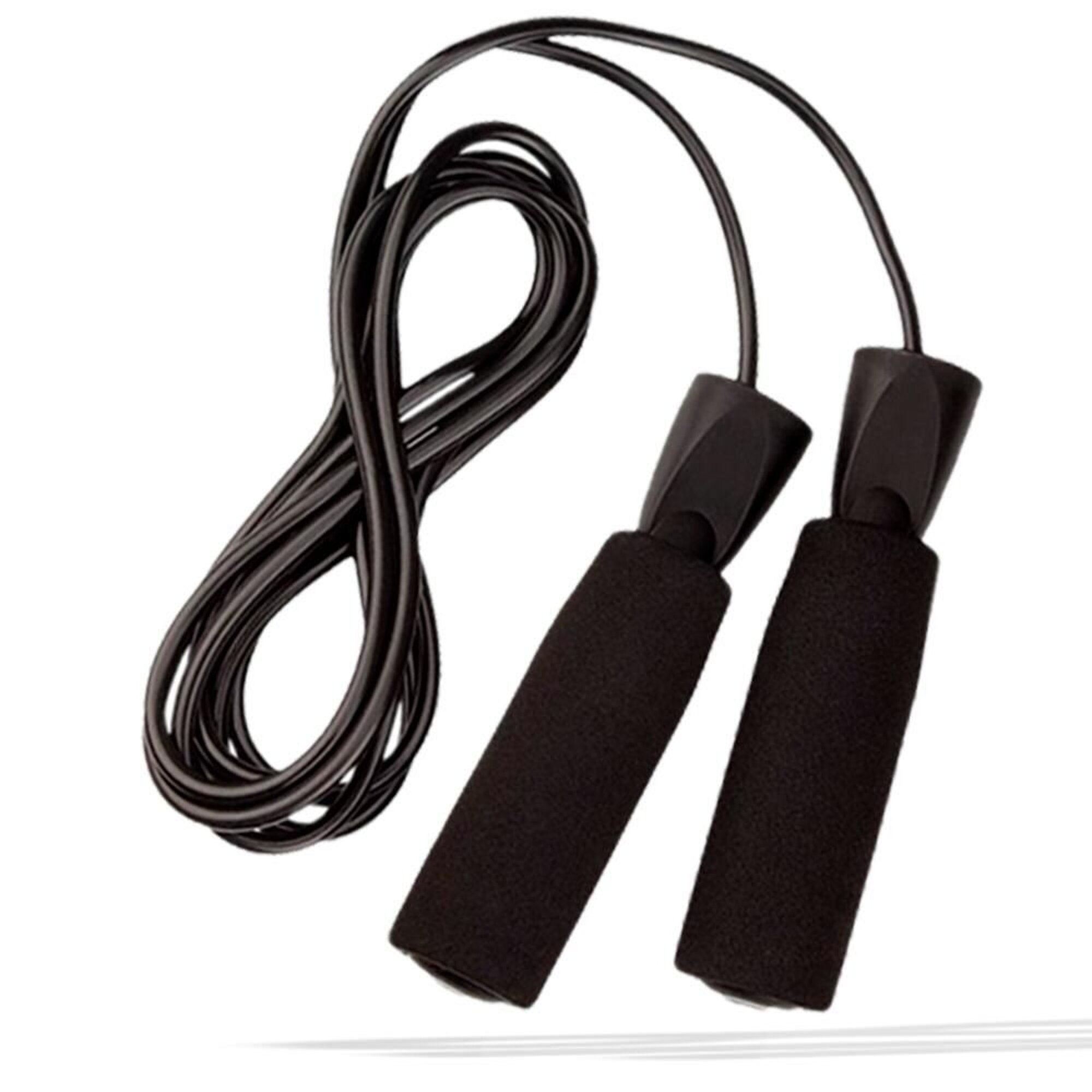 Скакалка Decathlon DELUXE jump Rope, эргономичные рукоятки, 305см, черная