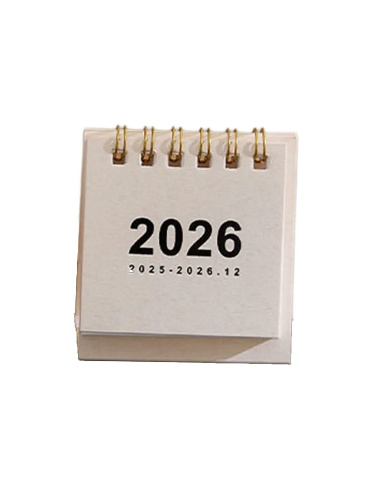 Настольный календарь 2026 на 18 месяцев с июля 2025 по декабрь 2026 для ежедневного планирования