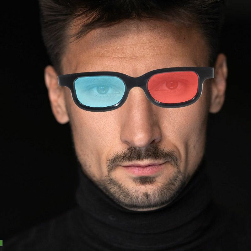 4 шт. пластиковые 3D очки универсальные для кино и ТВ-проектора