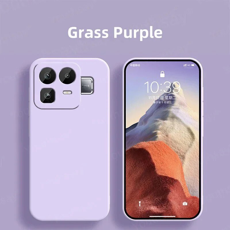 Чехол Realme Neo 8 Grass Purple, фиолетовый, силикон