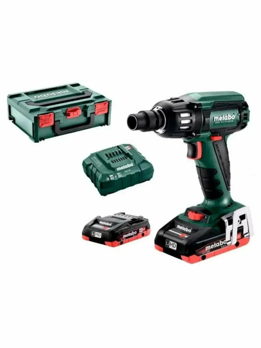 Аккумуляторный ударный бесщеточный гайковерт Metabo SSW 18 LTX 400 BL 602205800