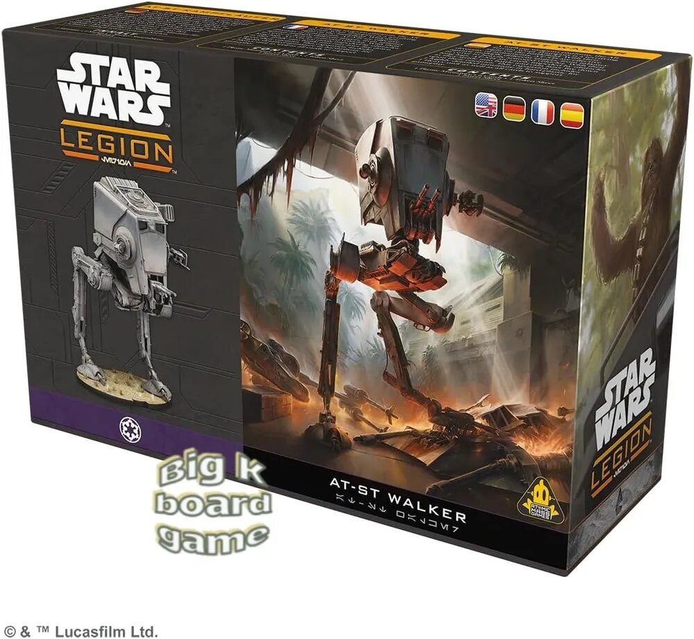 Hasbro Star Wars: Legion at-ST Walker - Имперская экспансия в стиле Tempest Force и Эндора, Настольная игра в жанре миниатюр, Стратегическая игра для детей и взрослых