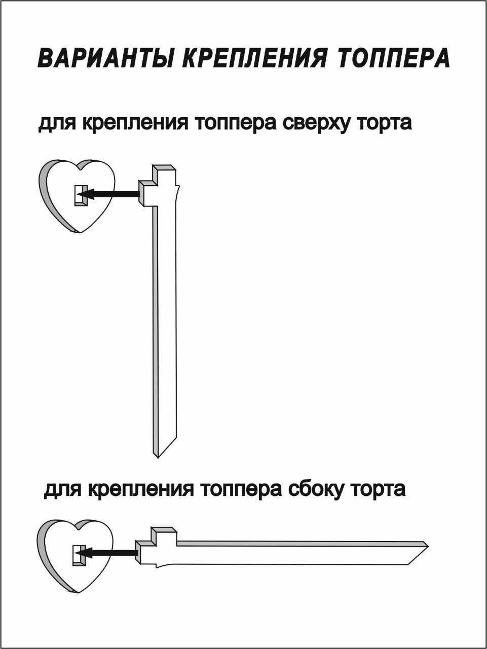 Топпер для торта цифра 30 — фото 1