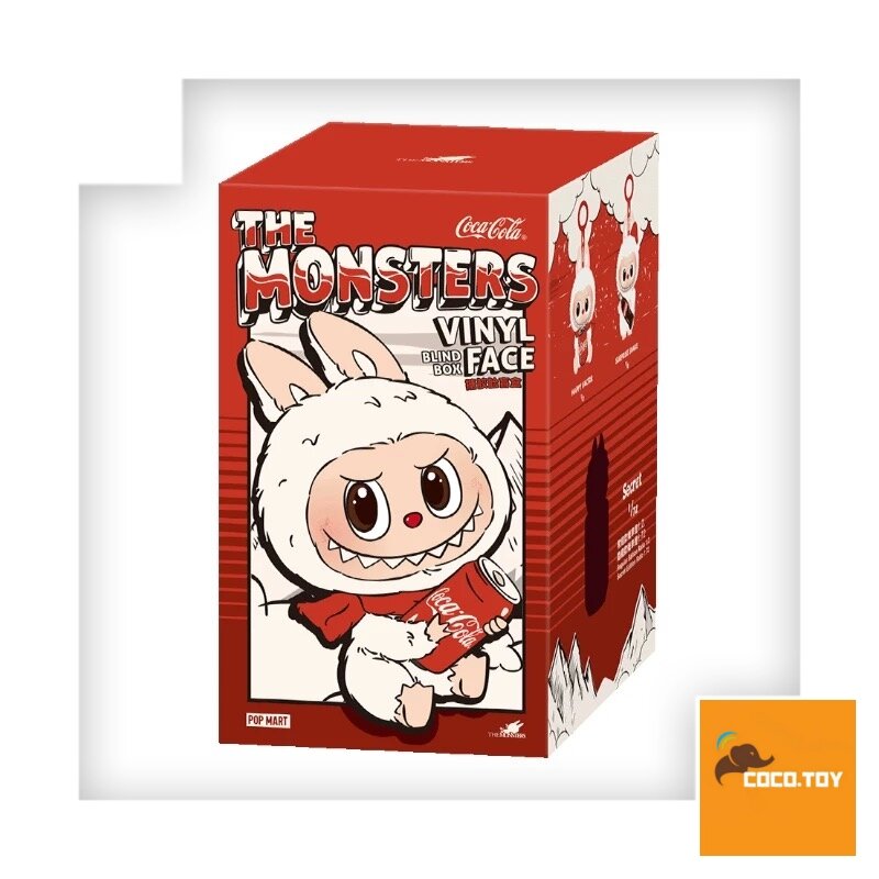 Лабубу Pop Mart Labubu Coca Cola Blind box Игрушка сюрприз случайный вид 1 шт COCO.TOY
