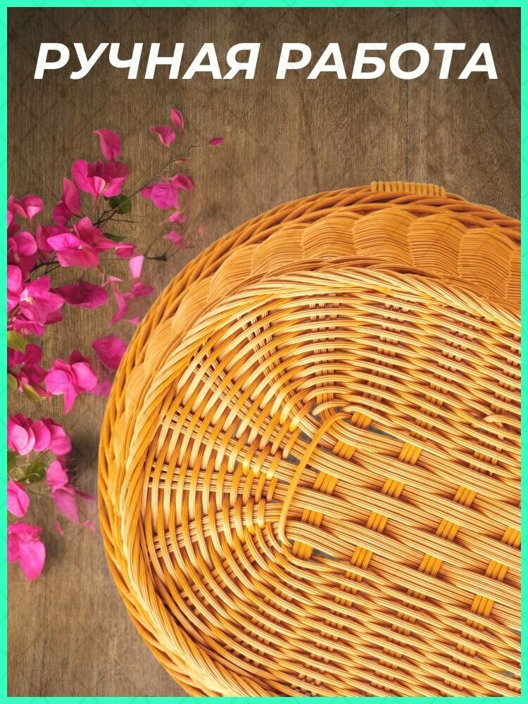 Корзина для хранения длина 41 см, ширина 32 см, высота 18 см.