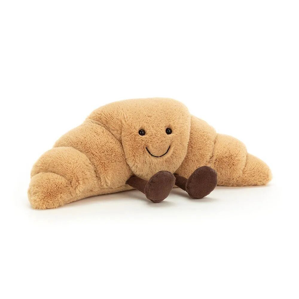 Мягкая игрушка JELLYCAT, Amuseables Croissant плюшевая игрушка булочка для детей и взрослых