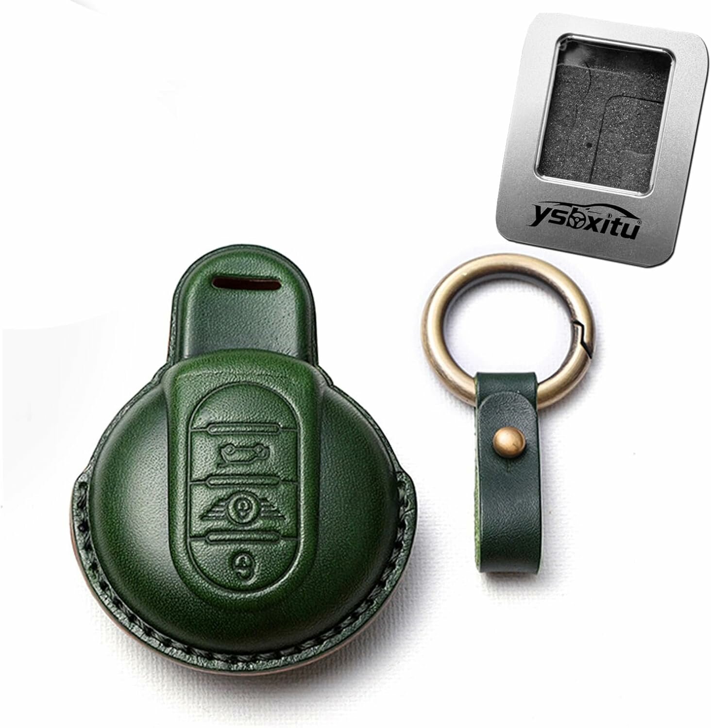 Чехол с дистанционным брелоком с 3 кнопками и брелком, подходит для Mini Cooper S Cooper SD Cooper D Cooper One Converti