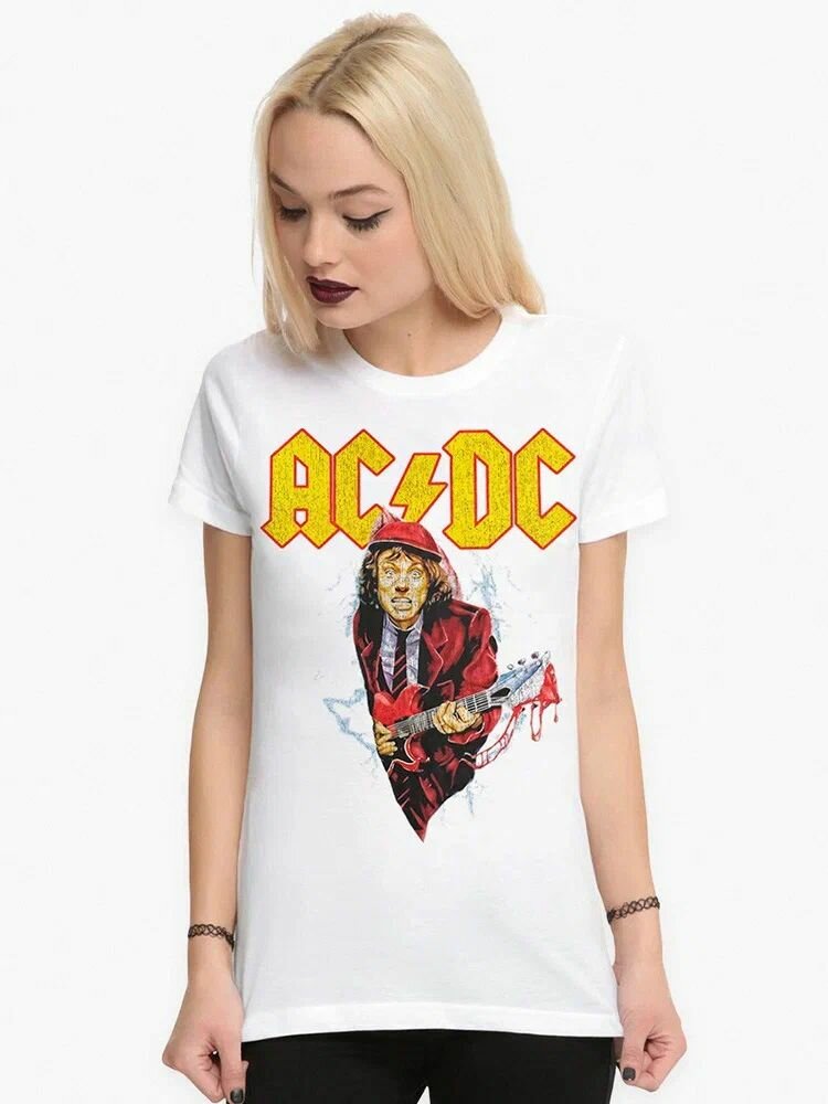 Футболка Рок AC/DC / Женская