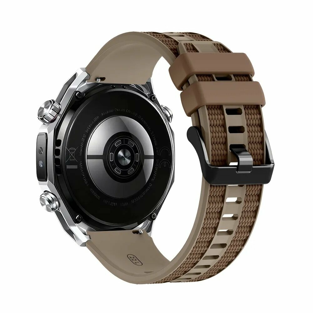 Спортивный двухцветный силиконовый ремешок 22 мм для Huawei Watch Ultimate 2 / GT 6 5 Pro Watch5 4 3 GT6 46 мм Браслет