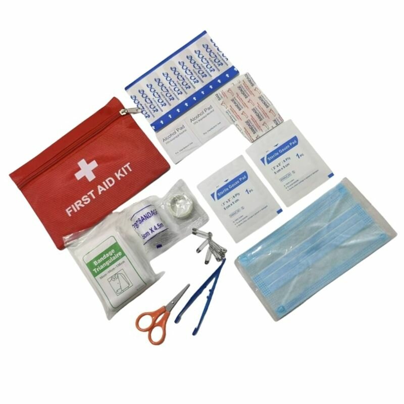 Портативный переносной набор для выживания, полевой спасательный набор-набор из 12 предметов, английская версия