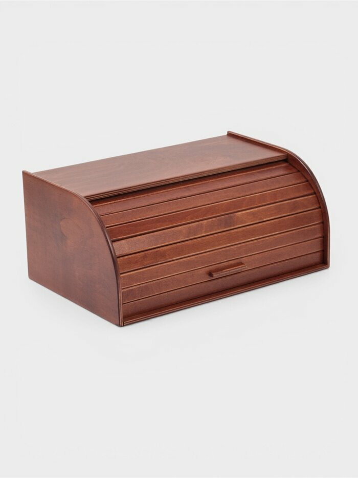 Хлебница «Буханка», 38×24.5×16.5 см, дерево берёза, коричневая