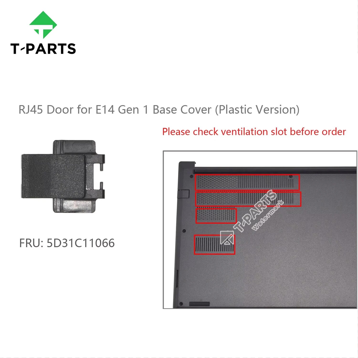 Чехол для ноутбука ThinkPad E14 Gen 1 T-PART 5D31C11066 черный
