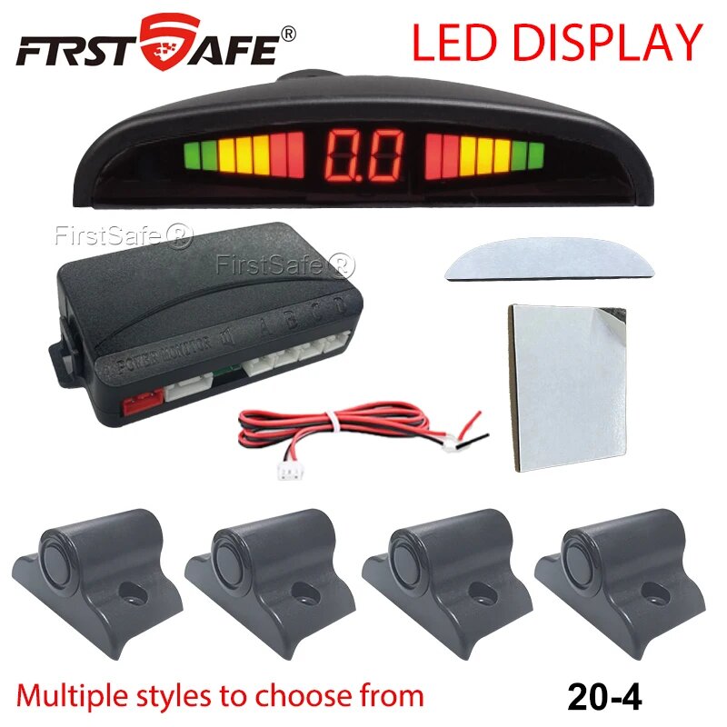 Резиновый детектор 20 мм, подходит для грузовиков, радара заднего хода грузовиков, ЖК-дисплея, 20-4