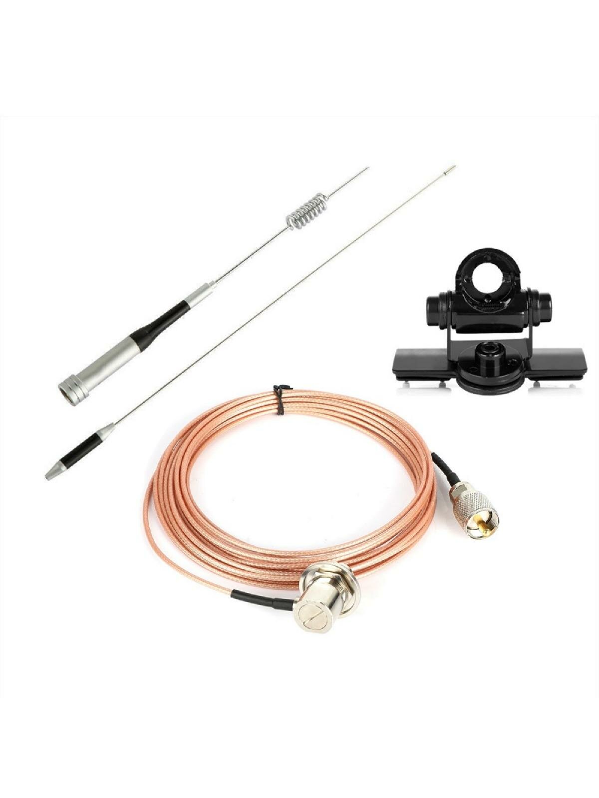 Антенны SG-M507 с Креплением и кабелем RG-316 с Частотой 144/430 МГц