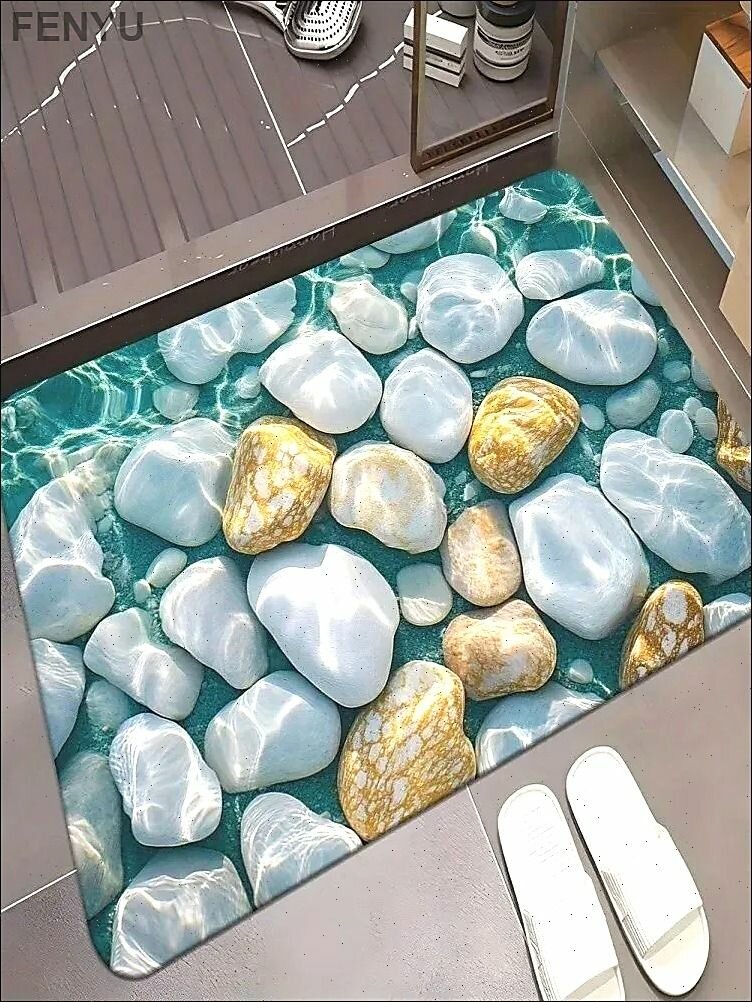 Коврик придверный камушек 40x60 см