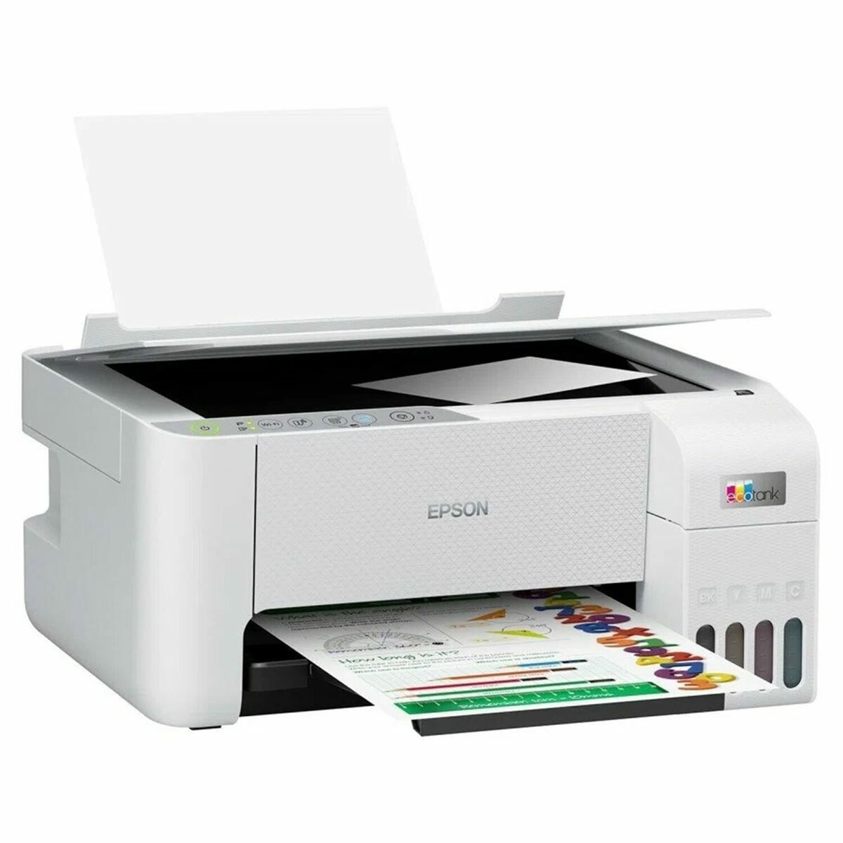 МФУ струйное Epson L3256 "3 в 1", А4, 33 стр./мин, 5760x1440, Wi-Fi, СНПЧ, белый (C11CJ67524)