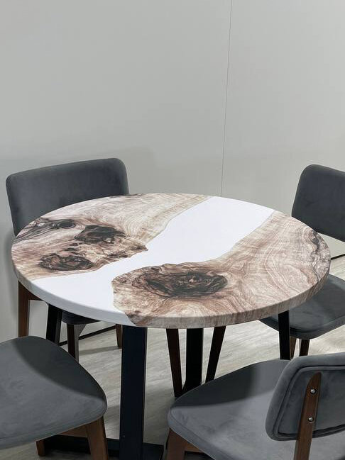 Стол кухонный обеденный THETABLE•RU круглый 80 см 3.34/1.1