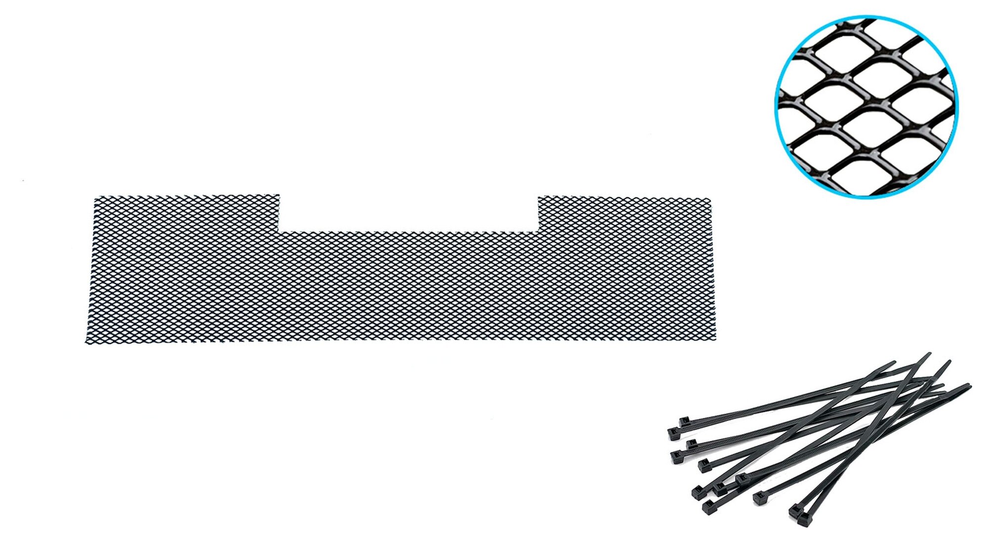 Защитная сетка радиатора для MITSUBISHI PAJERO 2006-2011 (IV), 1шт