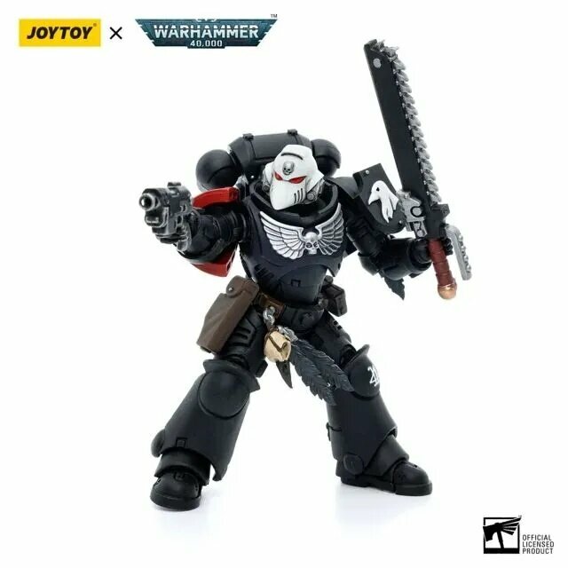 Фигурка Warhammer 40000 Joy Toy Raven Guard Intercessors Sergeant Ashan / фигурка Joy Toy Сержант Ашан